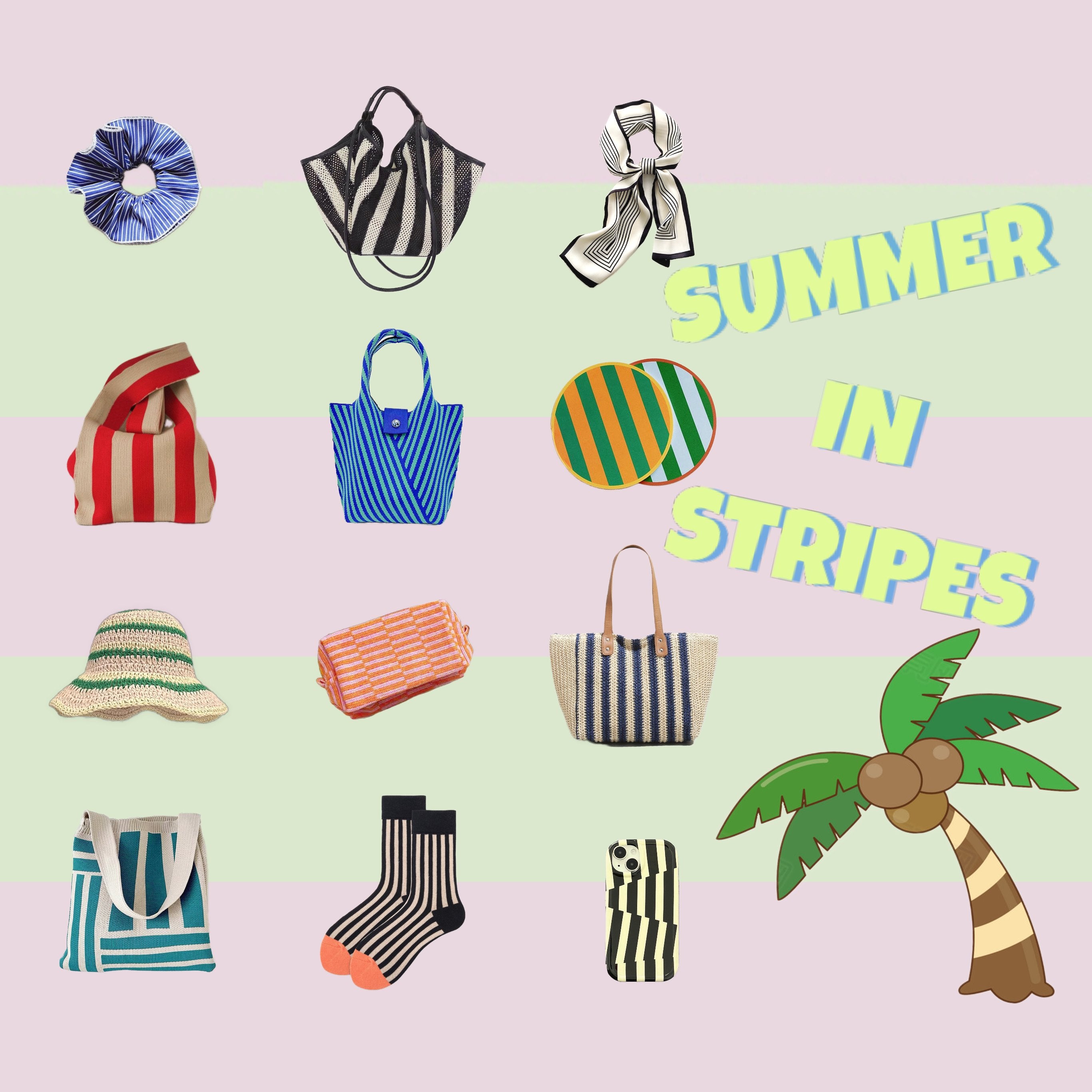Stripe It Up | Striped Bags & Accessories | DEHOME